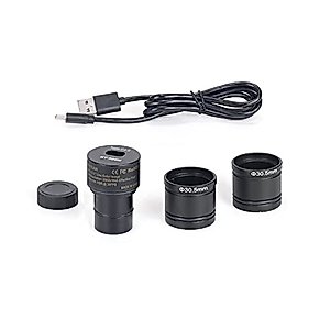 HAYEAR 5MP USB Digital Microscope Camera USB Digital Eyepeice Lens Tpye C USB Video Camera for Sience Education Lab Reserch with Free Calibration Software