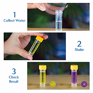 AquaVial Swim Water Test Kit Detects and Identifies Pseudomonas and Coliforms | 2 Pack | Testing Kit for Swimming Pool Water Hot Tub Spa Pond | Water Tester Outdoor