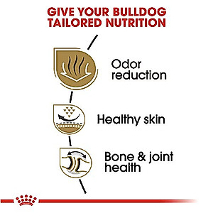 Royal Canin Bulldog Adult Dry Dog Food, 17 lb bag