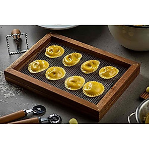 Tablecraft 11088 Herb Drying Rack, Natural, 13.75-inch Length, Acacia Wood