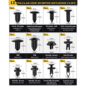 Trim Removal Tool, 120Pcs Car Panel Door Audio Removal Tool Kit, Auto Clip Pliers Fastener Remover Pry Tool Set with Storage Bag