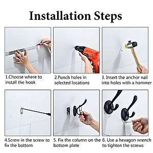 DMYMAT Antique Brass Towel Hooks, Vintage Gold Bathroom Robe Hooks Wall Mounted, 4 Pack Heavy Duty Wall Coat Hooks for Farmhouse Bedroom Kitchen