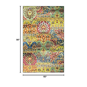 Mohawk Home Plano Area Rug, 5 ft x 8 ft, Multi