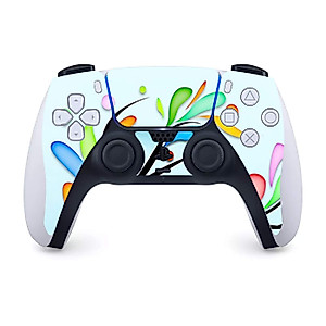 ITS A Skin Skins Compatible with Sony Playstation 5 Console Disc Edition - Protective Decal Overlay Stickers wrap Cover - Colorful Artistic Owl in Tree