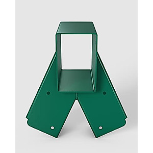2 Swing Set Brackets, Wooden Swing Hardware Bracket, Playground Equipment Parts, Green(Screws Included)