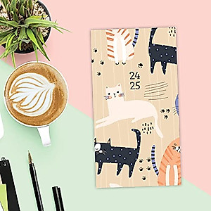 Purrfect 2024 3.5 X 6.5 2-Year Pocket Planner