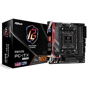 ASRock B650E PG-ITX WiFi AMD Ryzen 7000 Series CPU Compatible (Soket AM5) B650 Mini-ITX Motherboard