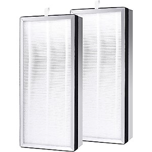 MA-40 Replacement Filter Compatible with Medify MA-40, 3 in 1 Pre-Filter, H13 HEPA Air Filter and Activated Carbon, 2 Pack, By KeeTidy