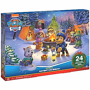 PAW Patrol: 2023 Advent Calendar with 24 Surprise Toys - Figures, Accessories and Kids Toys for Ages 3 and up