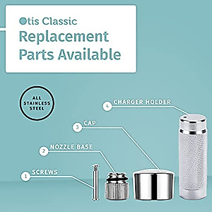 Whipped Cream Dispenser Stainless Steel - Professional Whipped Cream Maker - Gourmet Cream Whipper - Large 500ml / 1 Pint Capacity Canister - Includes 3 Culinary Decorating Nozzles