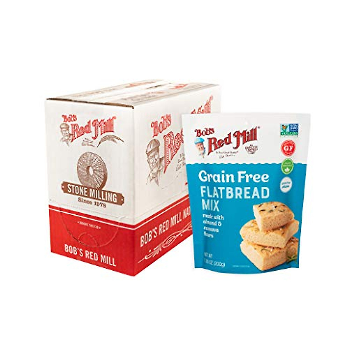 Bob's Red Mill Grain Free Flatbread Mix, 7.05-ounce (Pack of 5)