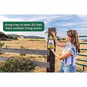 RESCUE! Big Bag Fly Trap – Disposable, Outdoor Use - 3 Traps