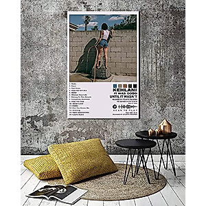CINTUA Kehlani Posters It Was Good Until Wasn't Album Cover for Art Wall Canvas Pictures Modern Office Decor Prints 12'' x 18'' Unframed