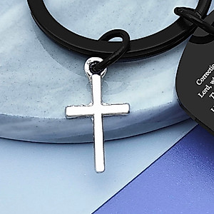 Vadaka Correctional Officer Gifts for Men Religious Keychain for Correctional Officer Prison Officer Gift Christian Keychain for Prison Faith Gift Birthday Thanksgiving Day Christmas Gift from Wife