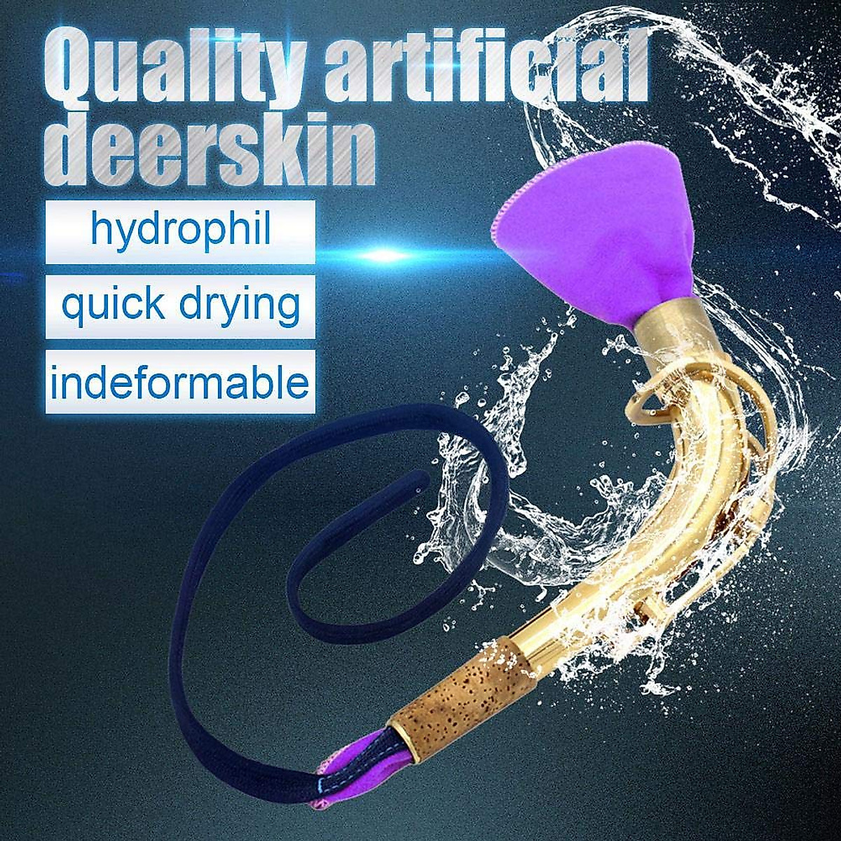 Saxophone Clarinet Cleaning Swab Sax Saxophone Clarinet Cleaning Cloth Saxophone Cleaning Kit, Clarinet Swab Cleaner Inside Tube Cleaning Cloth for Flute Oboe Clarinet Saxophone