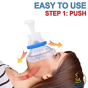 Willnice 2Packs Portable Assist Kit to Remove Clogged Fluid and Objects, Essential Home Kit for Toddler and Children