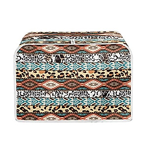 Doojoayie World Map Stars 2 Slice Toaster Cover Bread Toaster Oven Dustproof Cover Small Appliance Cover Dust Protection & Waterproof