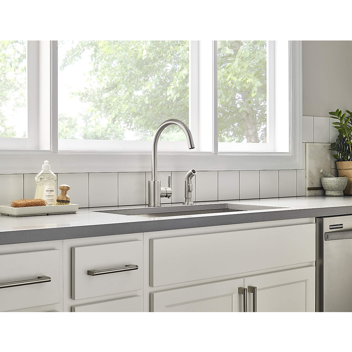 Gerber D401058SS Stainless Steel Kitchen Faucet