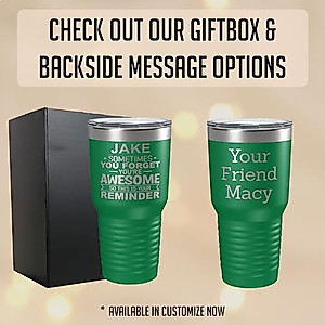 Personalized Inspirational Tumbler, Inspirational Gifts for Men Dad Father Wife Sister Women, Custom Birthday For Him Her, Customized You’re Awesome Tumbler, Teacher Coworker Gifts 30oz Olive