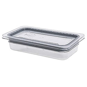 Cambro 30CWGL135 Clear Camwear 1/3 Size Food Pan GripLid