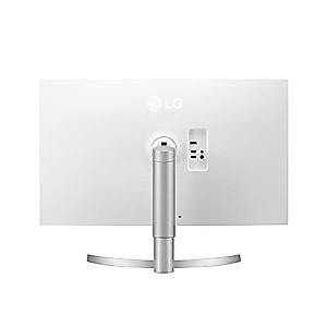 LG 32UN550-W Monitor 32" UHD (3840 x 2160) Display, DCI-P3 90% Color Gamut, HDR 10, AMD FreeSync, Borderless Design, Tilt/Height Adjustable Stand - Silver