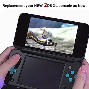Replacement Top Screen for New 2DS XL, YTTL Replacement Parts Accessories Upper Screen LCD Display for New Nintendo 2DS XL/ LL System Games Console