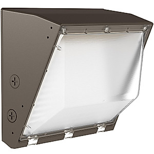 Sunco 80W LED Wall Pack Outdoor Industrial Dimmable Waterproof Commercial Grade Security Warehouse Super Bright Parking Lot, Selectable CCT 3000K/4000K/5000K, 7600 Lumen, AC120-277V