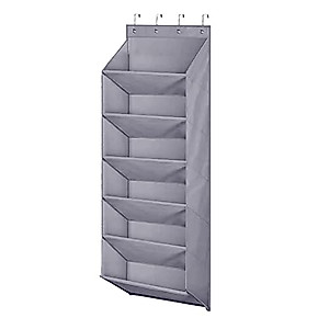 Yajuyi Hanging Storage Bag Large Deep Pockets Door Shoe Rack Foldable Hanging Shoe Organizer over The Door Shoe Organizer for Crafts Baby Items