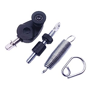 Jiayouy 4pcs Drum Foot Pedal Spring Cam Assembly for Precussion Instrument Replacement Parts (Black)