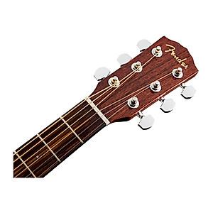 Fender CD-60SCE All-Mahogany Dreadnought Cutaway Acoustic Electric Guitar, with 2-Year Warranty, Fishman Pickup and Preamp System, Natural