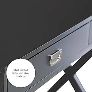 Linon Home Décor Jaycee Black Writing Desk