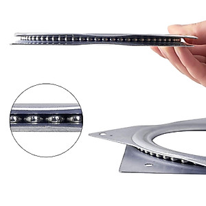 6" Lazy Susan Turntable 500 LBS pounds Steel Ball Bearing Rotating Tray Strong Sturdy Table Cabinet Low Profile