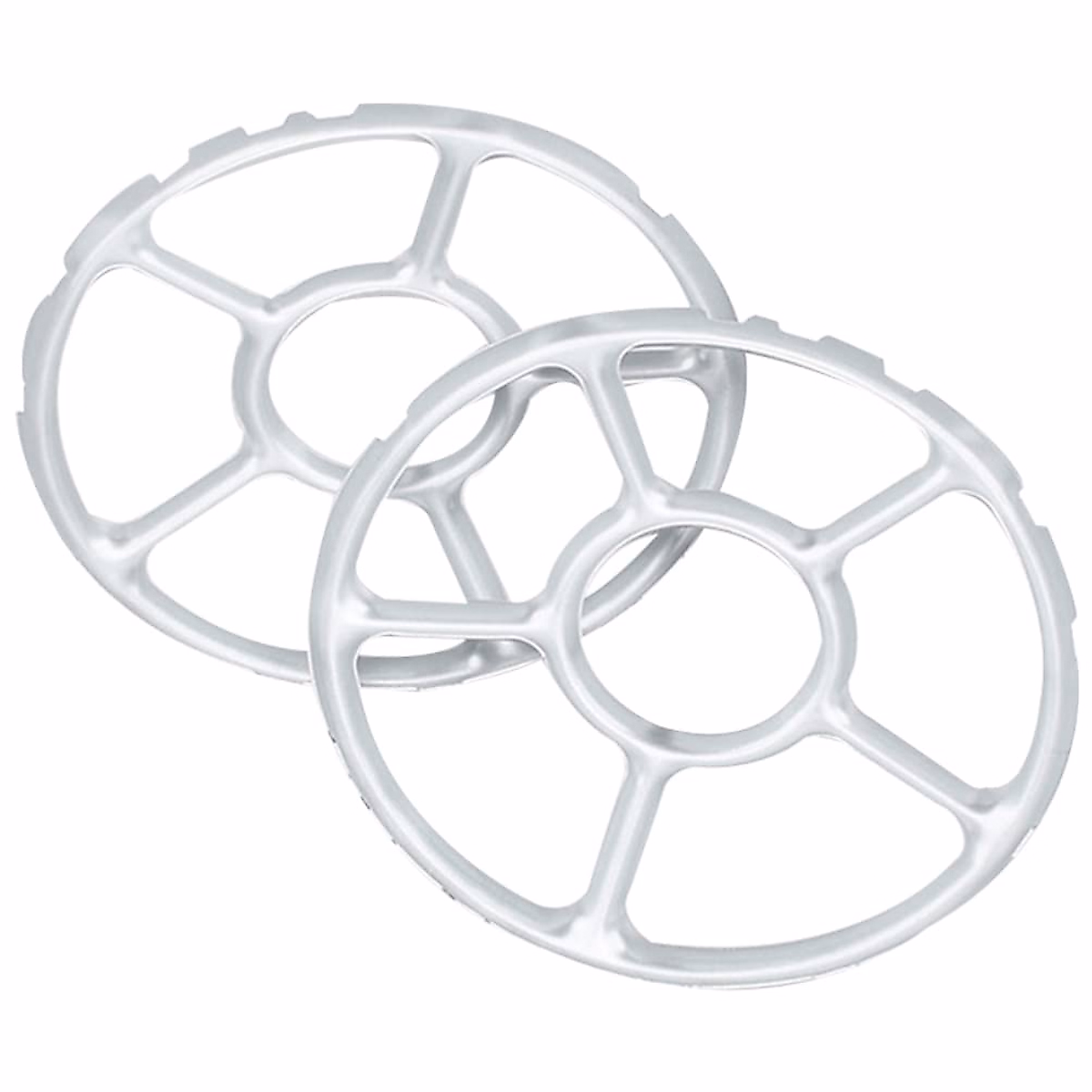 Gas Ring Trivet Galvanized Wok Ring Stove Rack: 2pcs Cooktop Range Pan Holder Stand Non Slip Gas Ring Reducer Milk Pot Support Brackets for Butter Warmer Small Saucepan Gas Stove Top Grates