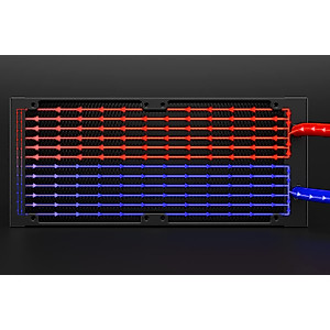 ID-COOLING DASHFLOW 240 Basic Black CPU Water Cooler LGA1700 Compatible AIO Cooler 240mm AM5 CPU Liquid Cooler White LED 2x120mm PWM Fans, Intel 1700/1200/115X, AMD AM5/AM4