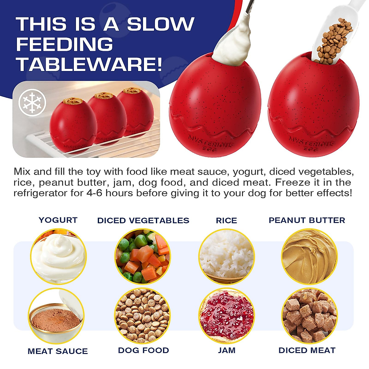 Hihope Dog Toys for Aggressive Chewers Large Dogs 2Pack,Puppy Chew Toys,Natural Rubber Indestructible Dog Toys,Treat Dispensing Dog Toy - Stuffable Dog Toy for Chewing & Playing