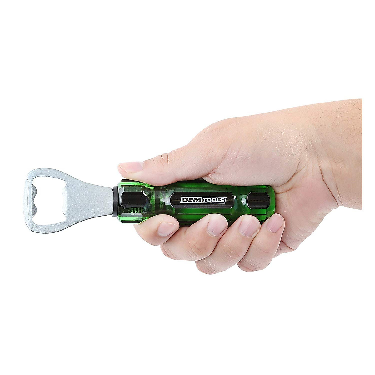 OEMTOOLS 26033 Screwdriver-Style Bottle Opener, Acetate Handle, Bar Bottle Opener, Beer Bottle Opener Tool for Workspaces and Tool Boxes, Bartender Gadgets