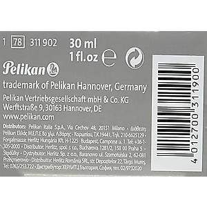 Pelikan 4001 Bottled Ink for Fountain Pens, Brilliant Brown, 30ml, 1 Each (311902)
