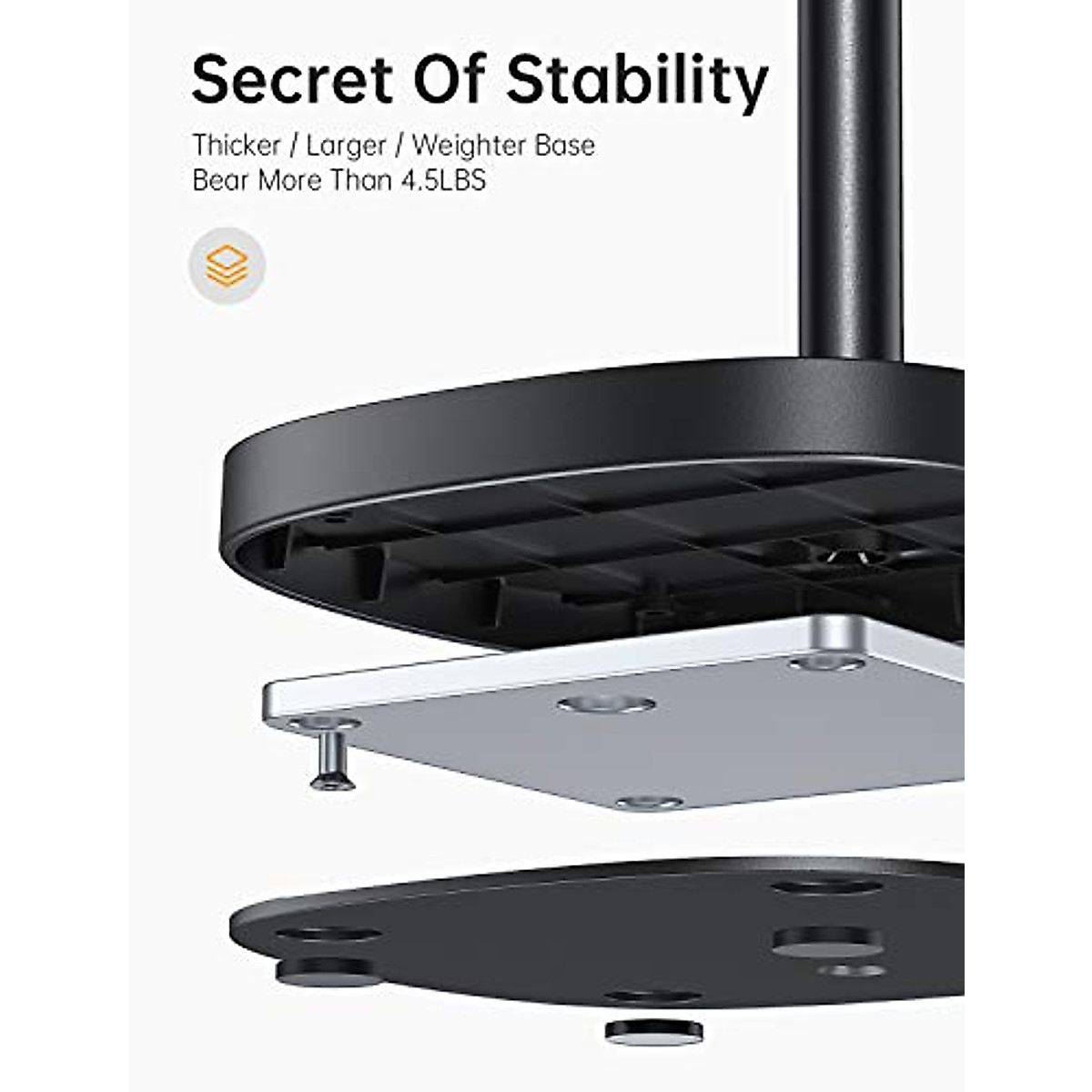 LISEN Office Supplies Decor Cell Phone Stand Universal Home Office Desk, Reduce Neck Pain Height Angle Adjustable Cell Phone Stand, Taller, and More Photogenic iPhone Stand When Phone & Tablets Video