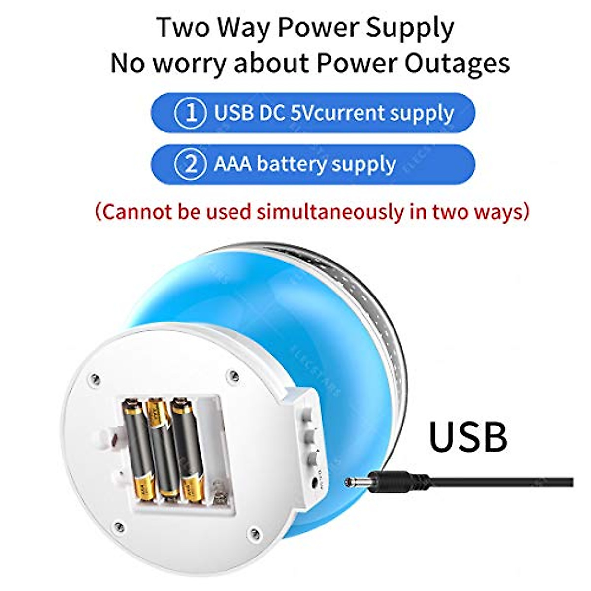 Elecstars Kids Gifts Night Lighting Lamp Light up Your Bedroom with This Moon, Star,Sky Romantic - Best Gift for Men Women Teens Kids Children Sleeping Aid.