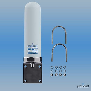Proxicast High Gain 10 dBi Universal Wide-Band 4G / LTE, 5G & WiFi Omni-Directional Outdoor Pole/Wall Mount Antenna for Verizon, AT&T, T-Mobile (ANT-126-002)