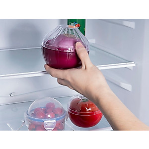 Ortarco Onion Keeper Onion Saver Onion Storage Containers Reusable Onion Holder Organizer