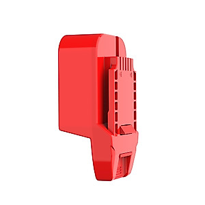 NovaQuantic Adapter Upgrade for Bauer 20V Cordless Tools - Compatible with Milwaukee M18 Red Li-Ion Batteries for Power Supply, No Charging Function - (New Version) - Adapter Only