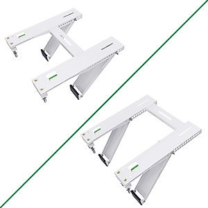 Forestchill Window Air Conditioner Bracket, Heavy Duty Window AC Support Bracket with 2 Arms, Universal Fit 5,000 to 22,000 BTU A/C Units, Up to 200 lbs