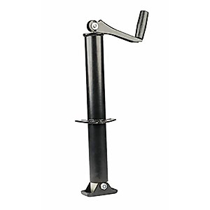 Mytee Products A Frame Trailer Jack - 2000 lbs Capacity, Black | Heavy-Duty Top Wind Tongue Jack - Ideal for RV, Utility, Boat & Marine Trailers