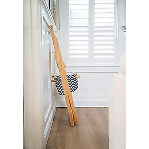 Avenlur Spruce Baby, Toddler Foldable Swing Set with Stand Children Ages 6 Months to 3 Years Montessori, Waldorf Style Self Standing Indoor Swingset Home, Child Day Care, Preschool