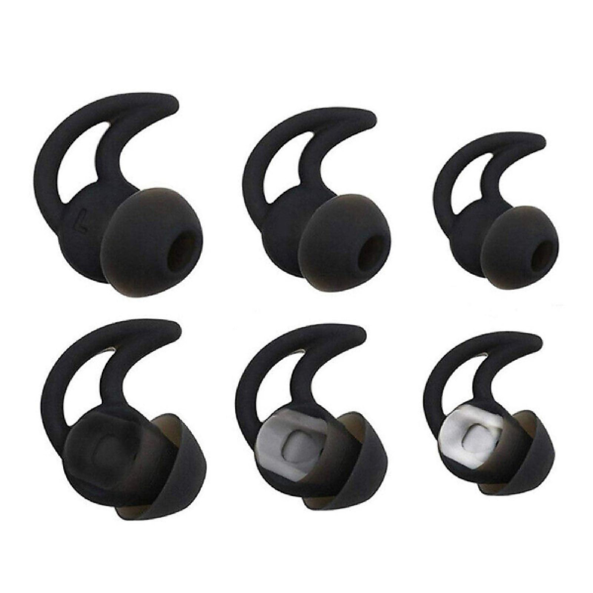 TECKEEN Soft Large/Medium/Small Size Earbuds for Bose QC30/QC20/QC20i/SoundSport SIE2i IE2 IE3