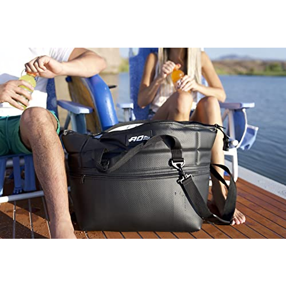 AO Coolers Carbon Series Soft Cooler (3 Pack), Small, Silver