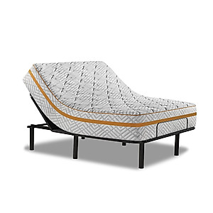 Simmons Amazon Exclusive - Premium Hybrid Memory Foam Mattress - 12 Inch, Twin Size, Individually Wrapped Coils, Cooling Foam, Quilted Cover, CertiPur-US Certified, 100-Night Trial