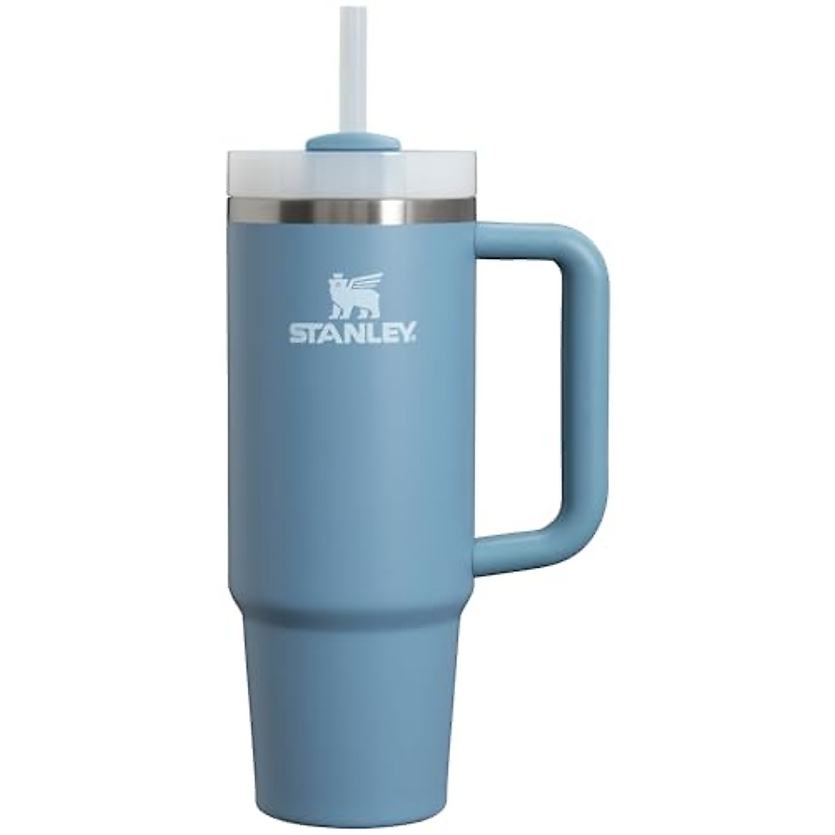 Stanley Quencher H2.0 Tumbler with Handle and Straw 30 oz | Flowstate 3-Position Lid | Cup Holder Compatible for Travel | Insulated Stainless Steel Cup | BPA-Free | Indigo