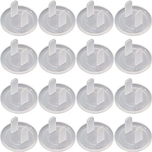 Happyyami 30pcs Safety Outlet Covers Proof Outlet Cap Plastic Plug Covers Outlet Plug Safety Caps Electrical Protector for Home Bedroom Nursery Room Room